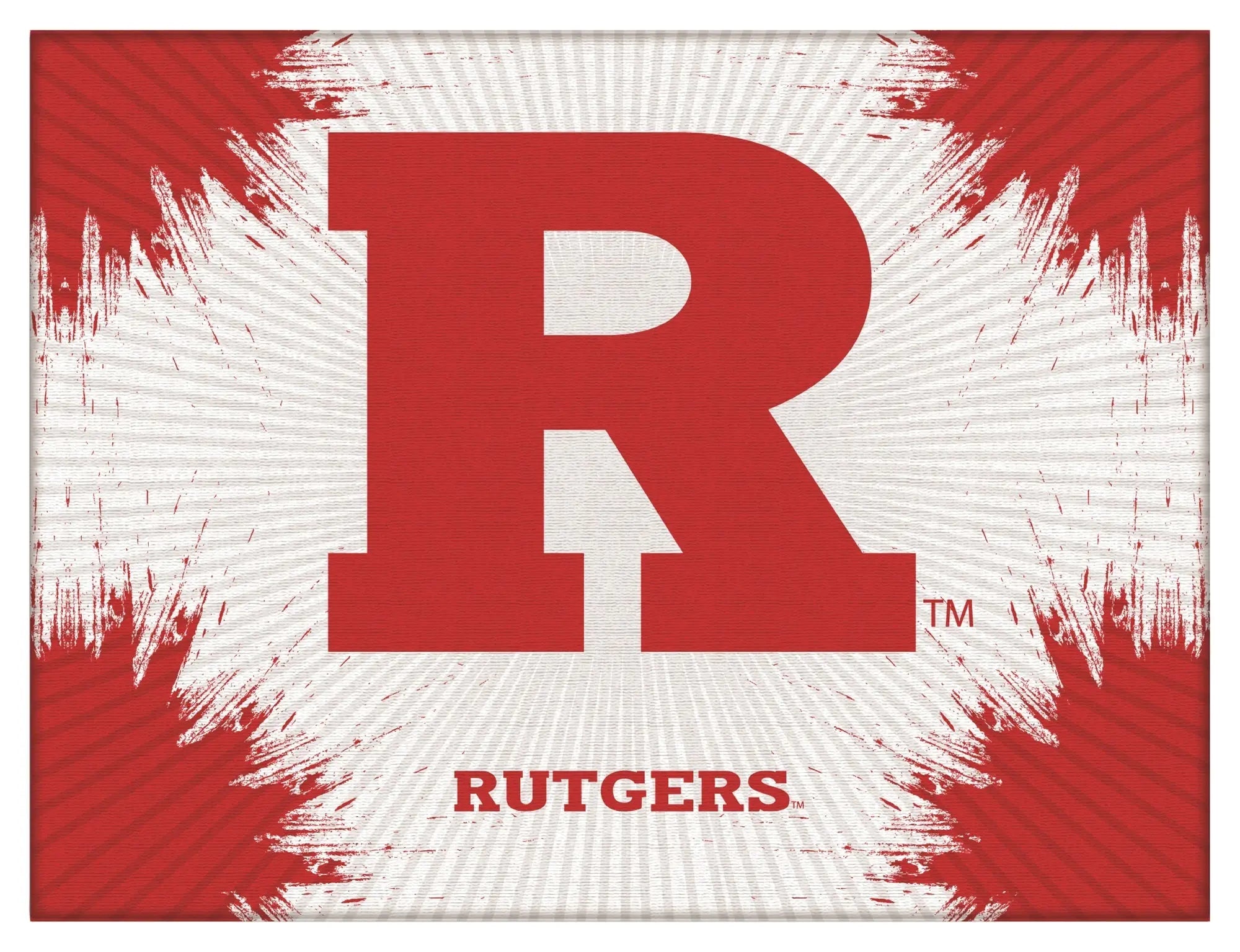 Rutgers Scarlet Knights Logo Wall Decor Canvas – R HOUSE